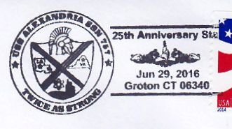 ALEXANDRIA SSN 757 - NavalCoverMuseum