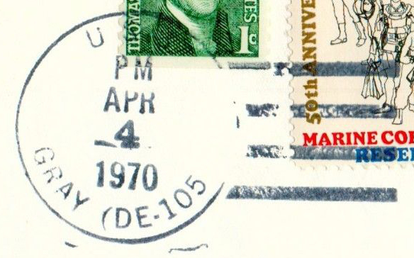 GRAY FF 1054 - NavalCoverMuseum