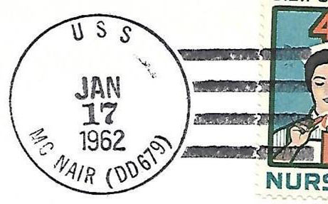 McNAIR DD 679 - NavalCoverMuseum
