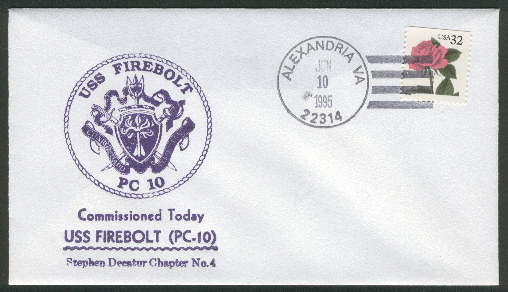 FIREBOLT PC 10 - NavalCoverMuseum