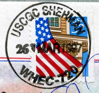 SHERMAN WHEC 720 - NavalCoverMuseum