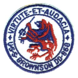 BROWNSON DD 868 - NavalCoverMuseum