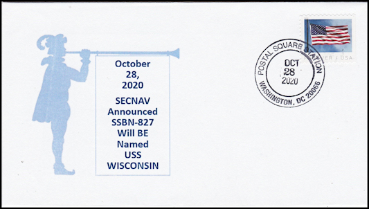 WISCONSIN SSBN 827 - NavalCoverMuseum