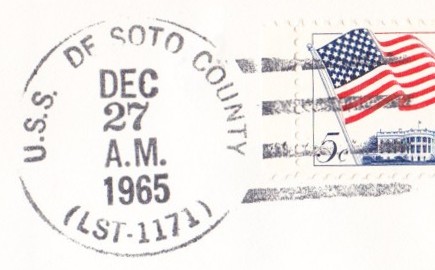 DE SOTO COUNTY LST 1171 - NavalCoverMuseum