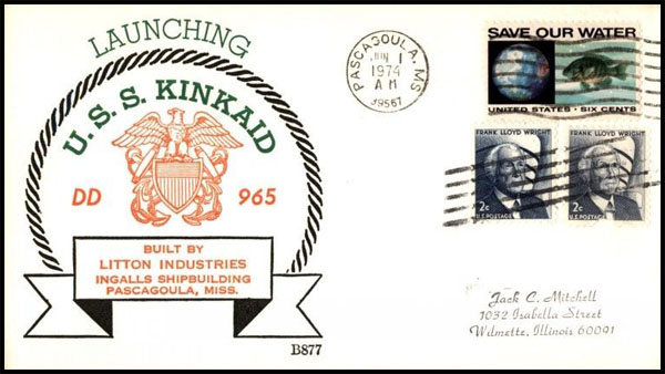 KINKAID DD 965 - NavalCoverMuseum