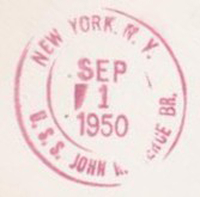 JOHN R PIERCE DD 753 - NavalCoverMuseum