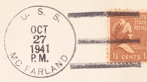 McFARLAND DD 237 - NavalCoverMuseum