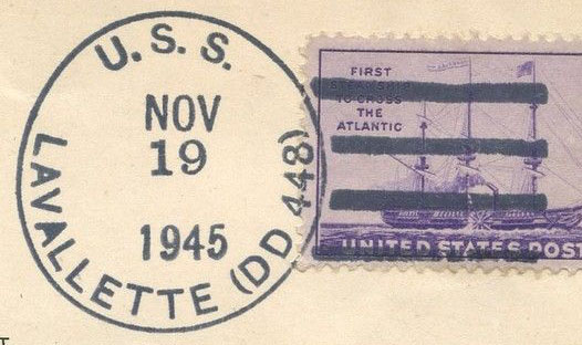 LA VALLETTE DD 448 - NavalCoverMuseum