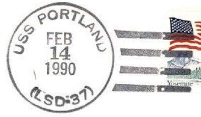 PORTLAND LSD 37 - NavalCoverMuseum