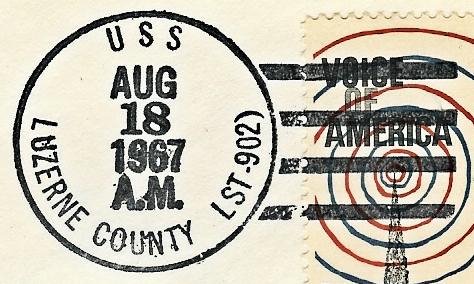 LUZERNE COUNTY LST 902 - NavalCoverMuseum