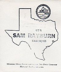 SAM RAYBURN MTS 635 - NavalCoverMuseum