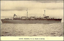 GENERAL W G HAAN T-AP 158 - NavalCoverMuseum