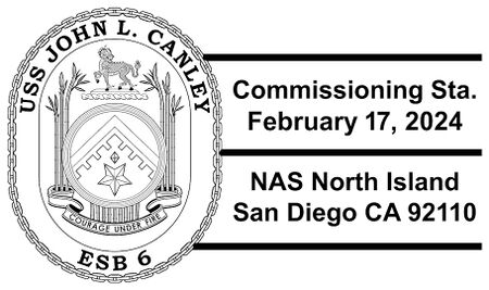 JOHN L CANLEY ESB 6 - NavalCoverMuseum