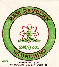 SAM RAYBURN MTS 635 - NavalCoverMuseum