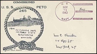 PETO SS 265 - NavalCoverMuseum