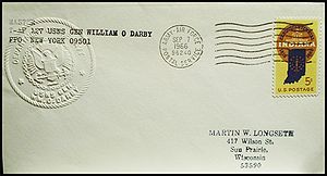 USNS GENERAL WILLIAM O. DARBY T-AP-127 Covers Page 1 - NavalCoverMuseum
