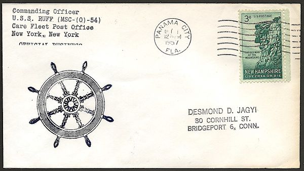 RUFF MSC(O) 54 - NavalCoverMuseum