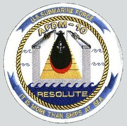 RESOLUTE AFDM 10 - NavalCoverMuseum