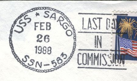 SARGO SSN 583 - NavalCoverMuseum