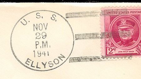 ELLYSON DD 454 - NavalCoverMuseum