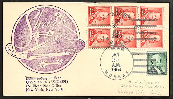 SHARK SSN 591 - NavalCoverMuseum