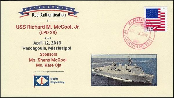 RICHARD M McCOOL LPD 29 Covers Page 1 - NavalCoverMuseum