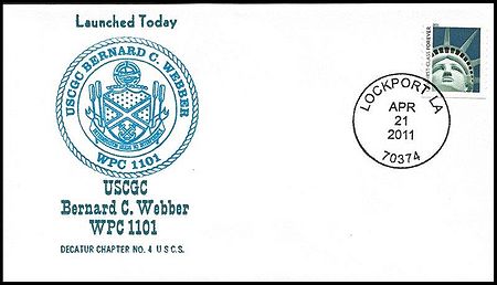 BERNARD C WEBBER WPC 1101 Covers Page 1 - NavalCoverMuseum