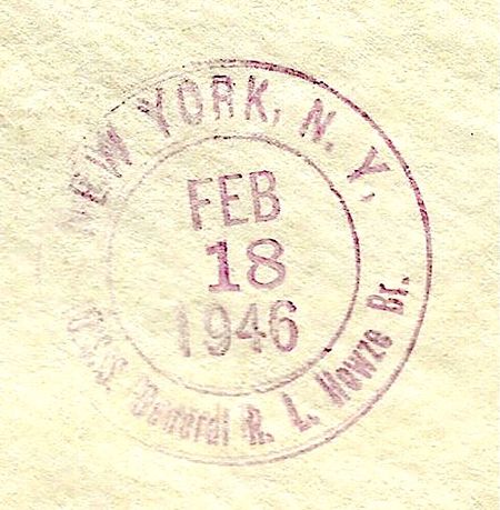 GENERAL R L HOWZE AP 134 - NavalCoverMuseum