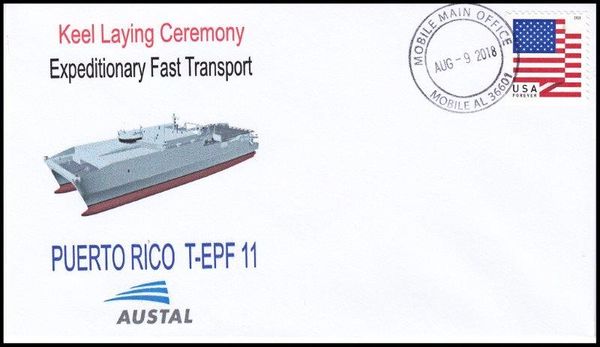 PUERTO RICO T-EPF 11 - NavalCoverMuseum