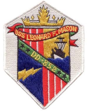 LEONARD F MASON DD 852 - NavalCoverMuseum