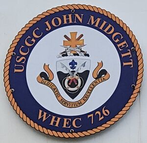 MIDGETT WHEC 726 - NavalCoverMuseum