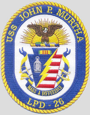 JOHN P MURTHA LPD 26 - NavalCoverMuseum