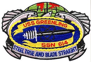 GREENLING SSN 614 - NavalCoverMuseum