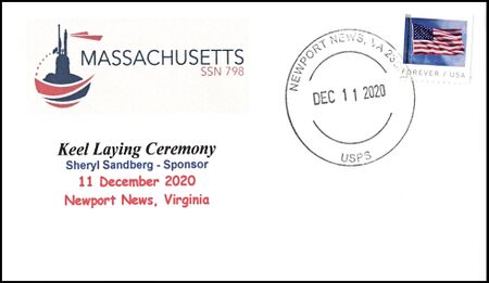 MASSACHUSETTS SSN 798 - NavalCoverMuseum