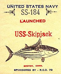 SKIPJACK SS 184 - NavalCoverMuseum