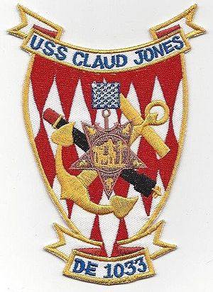 CLAUD JONES DE 1033 - NavalCoverMuseum