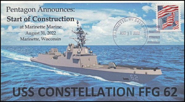 CONSTELLATION FFG 62 - NavalCoverMuseum