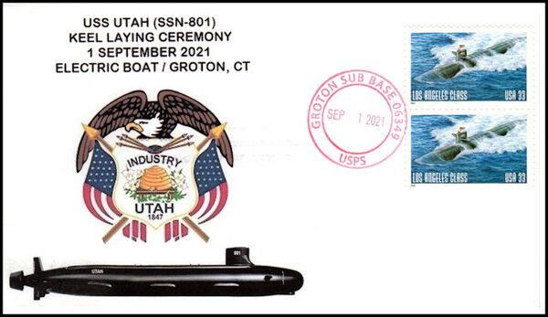 UTAH SSN 801 - NavalCoverMuseum