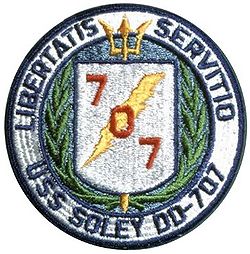 SOLEY DD 707 - NavalCoverMuseum