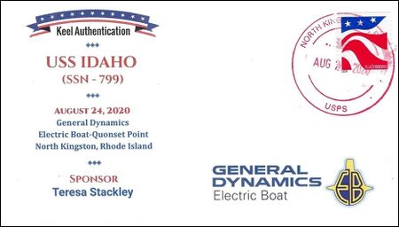 IDAHO SSN 799 - NavalCoverMuseum