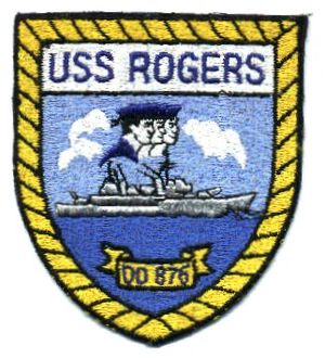 ROGERS DD 876 - NavalCoverMuseum