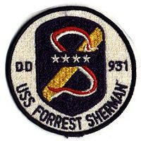 FORREST SHERMAN DD 931 - NavalCoverMuseum