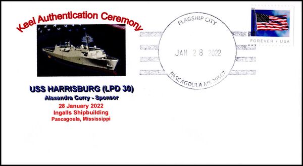 HARRISBURG LPD 30 Covers Page 1 - NavalCoverMuseum