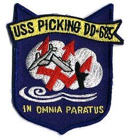 PICKING DD 685 - NavalCoverMuseum