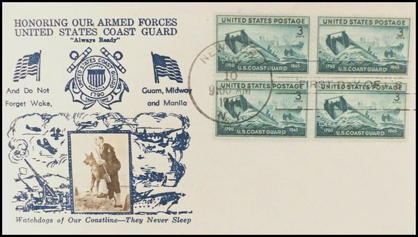 United States Coast Guard Category USCG First Day Covers - NavalCoverMuseum