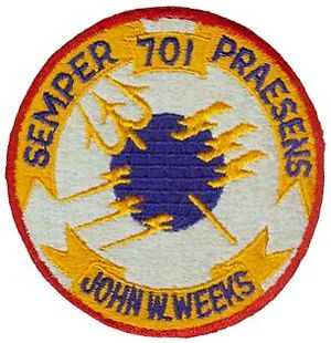 JOHN W WEEKS DD 701 - NavalCoverMuseum