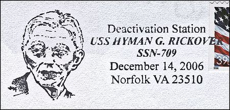 HYMAN G RICKOVER SSN 709 - NavalCoverMuseum
