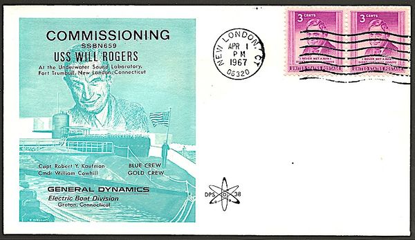 WILL ROGERS SSBN 659 - NavalCoverMuseum