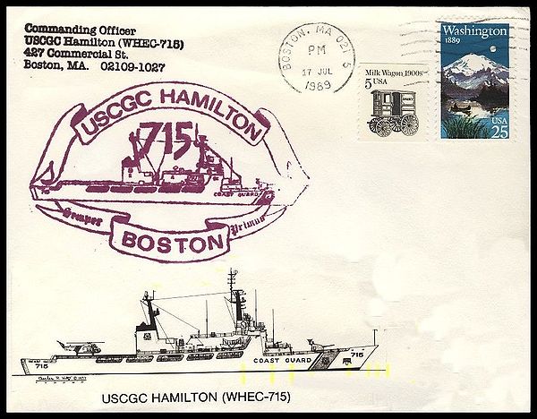 HAMILTON WHEC 715 - NavalCoverMuseum