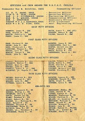 CHILULA WMEC 153 - NavalCoverMuseum